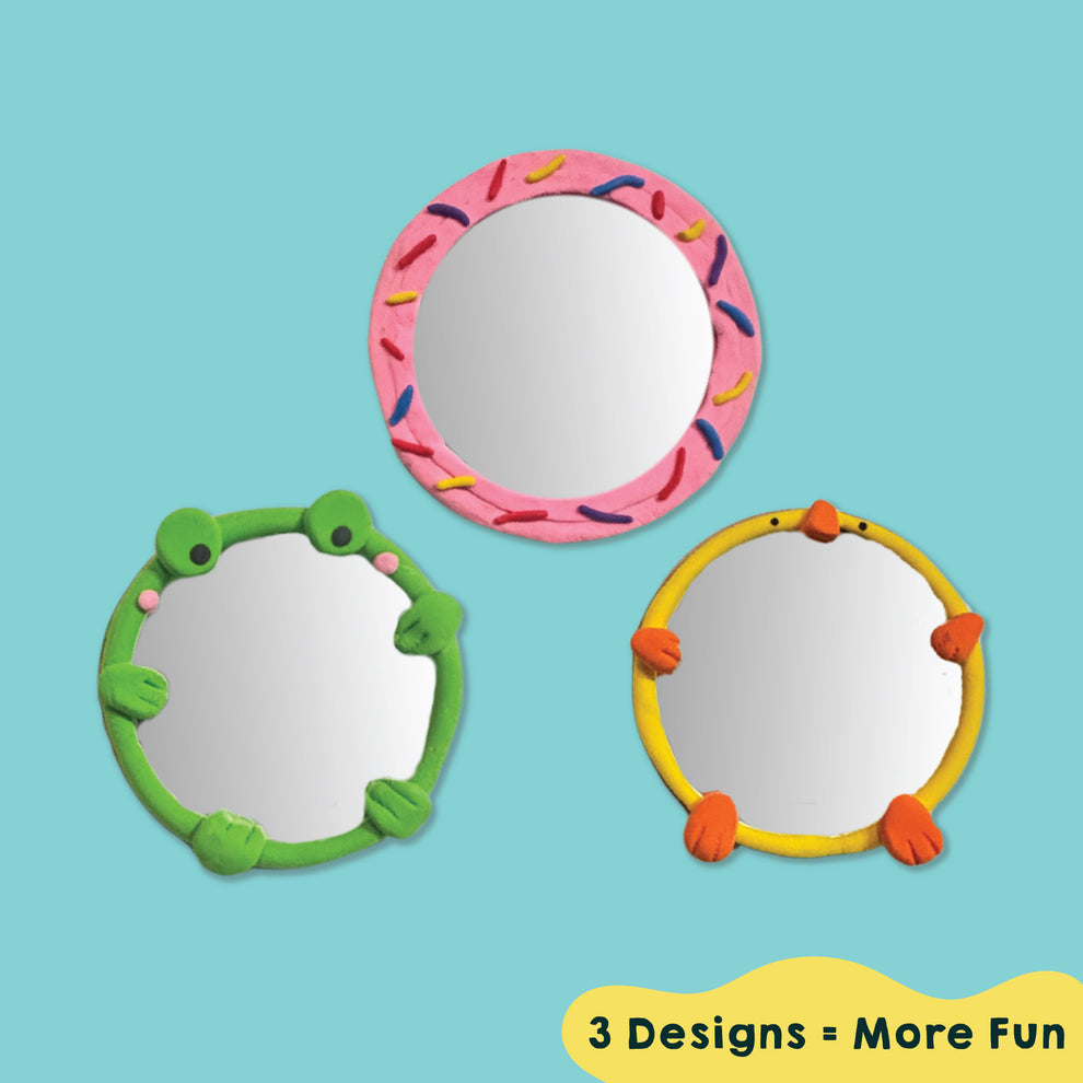 Mini Mood Mirrors | DIY Aesthetic Clay Mirror – hoblie